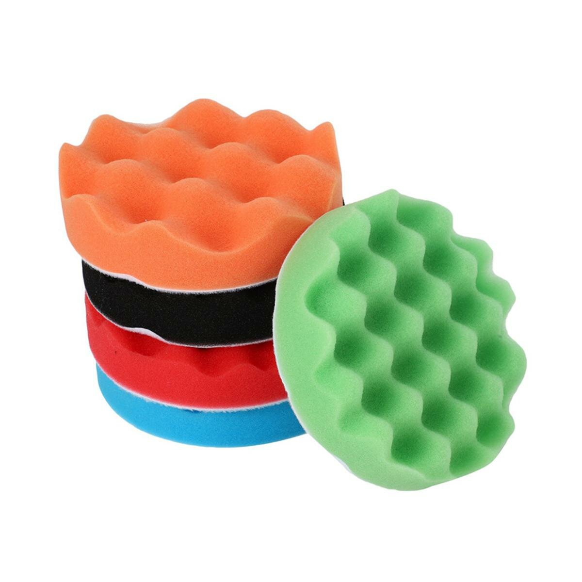 16 шт./компл. набор полировальных губок для автомобиля, 5-дюймовый полировальный круг для полировки лодки, автомобиля, полировщика, инструмента для полировки колес