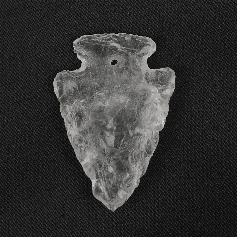 Натуральный белый кварц, кулон