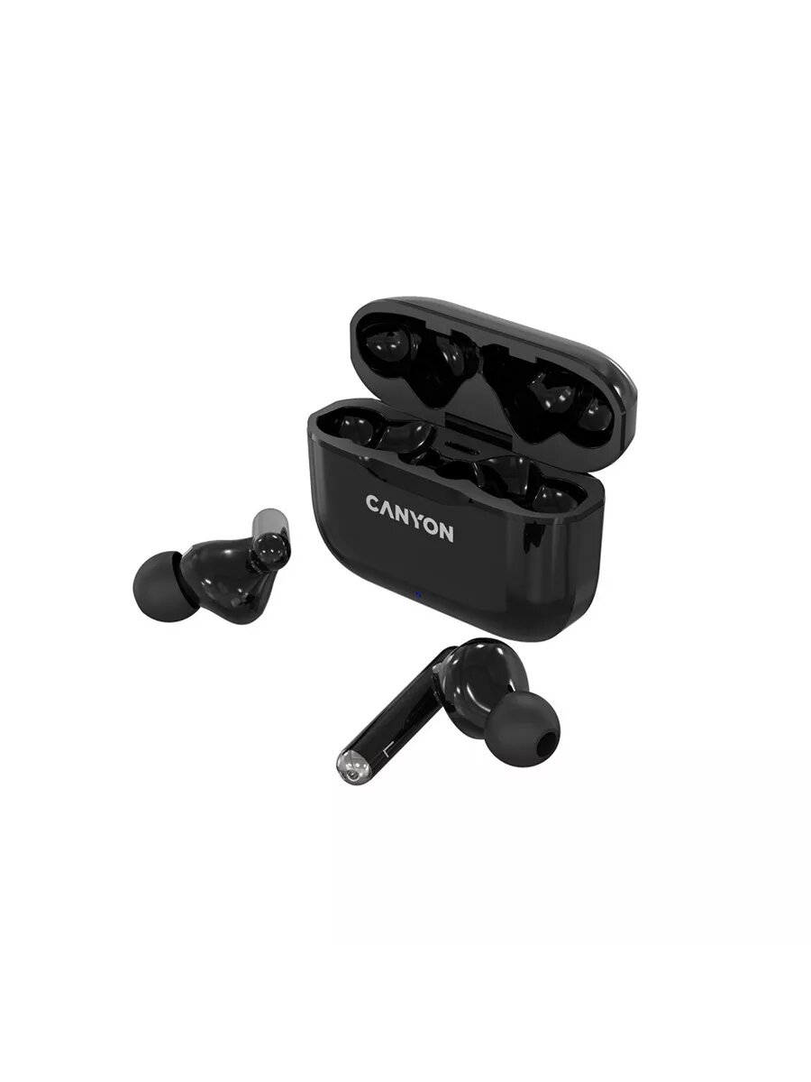 Гарнитура внутриканальные CANYON TWS-3 белый/черны