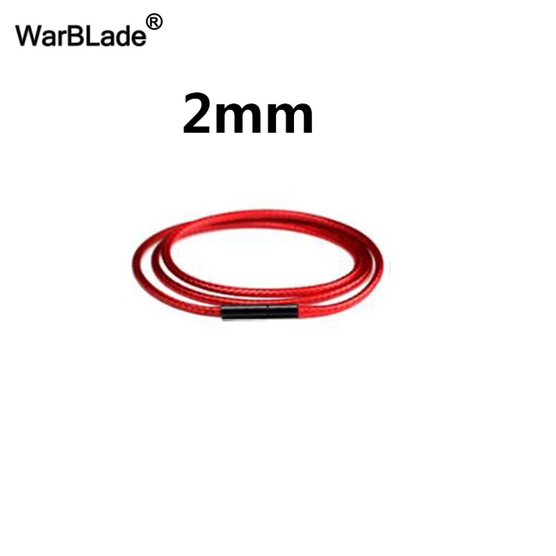 Красный шнур для ожерелья WarBLade 2mm, 60cm