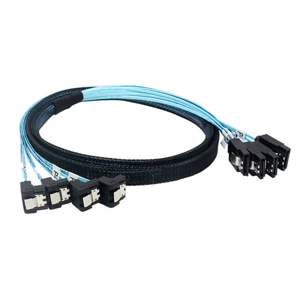 Кабель SATA 3.0 APWIKOGER 6 Гбит/с 4 SATA на 4 SATA