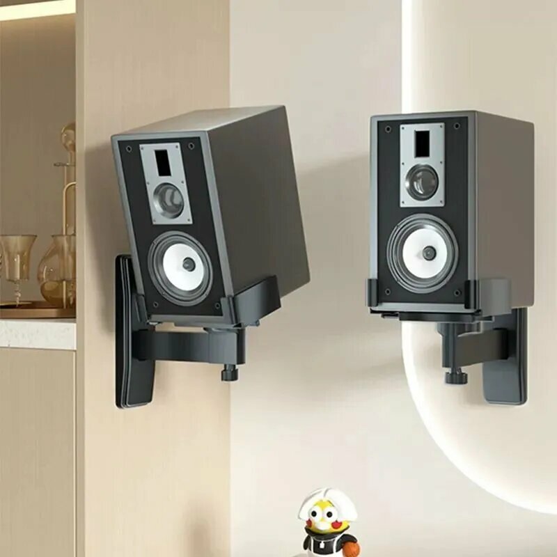 Кронштейн для колонок настенный (чёрный)/ Крепление / (Комплект 1 шт)