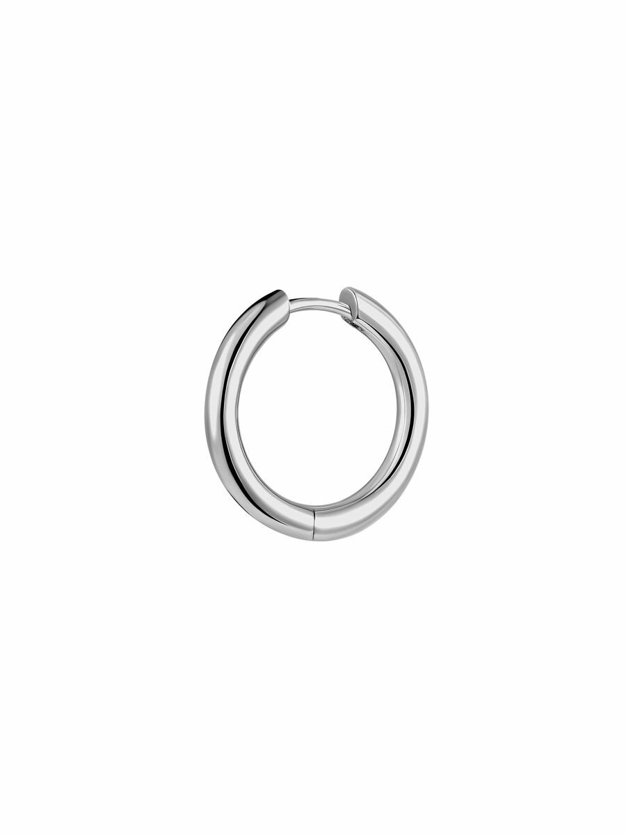 Моносерьга, серебро, 925 проба, родирование