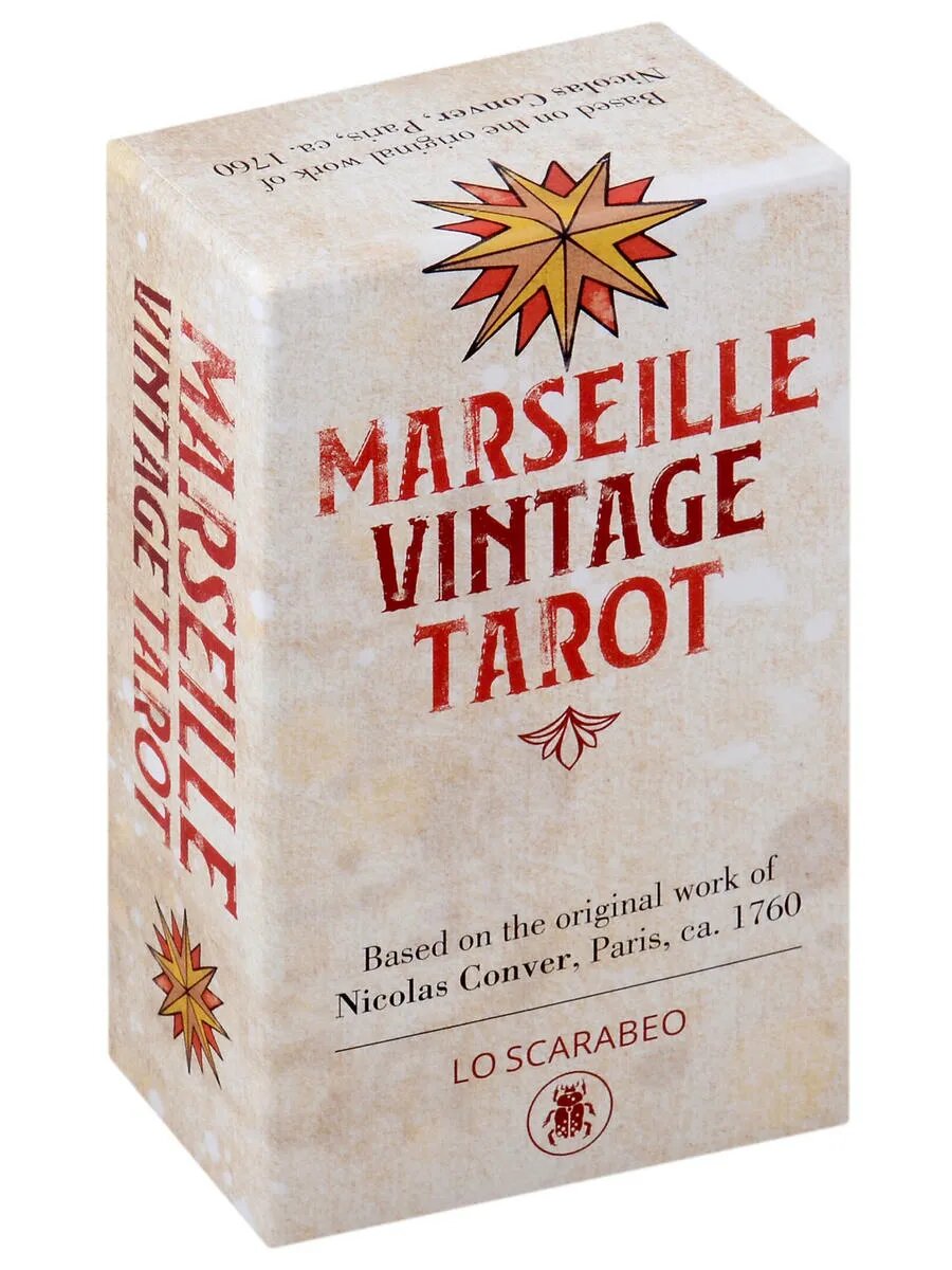 Marseille Vintage Tarot (78 Cards with Instructions)