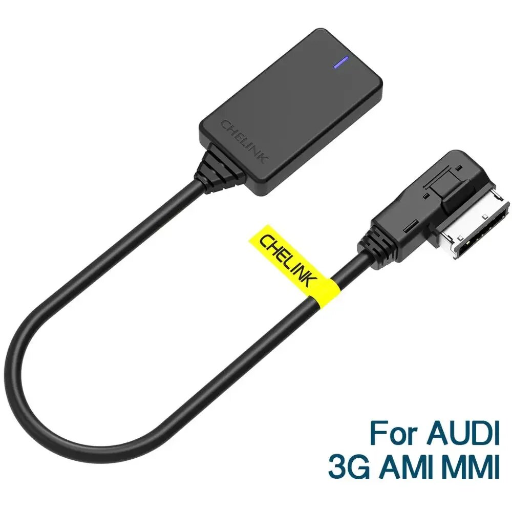 Адаптер Bluetooth беспроводной с входом AUX для автомобиля, совместимый с моделями A3, A4, B8, B6, A5, A7, R7, S5, Q7, A6L, A8L, A4L