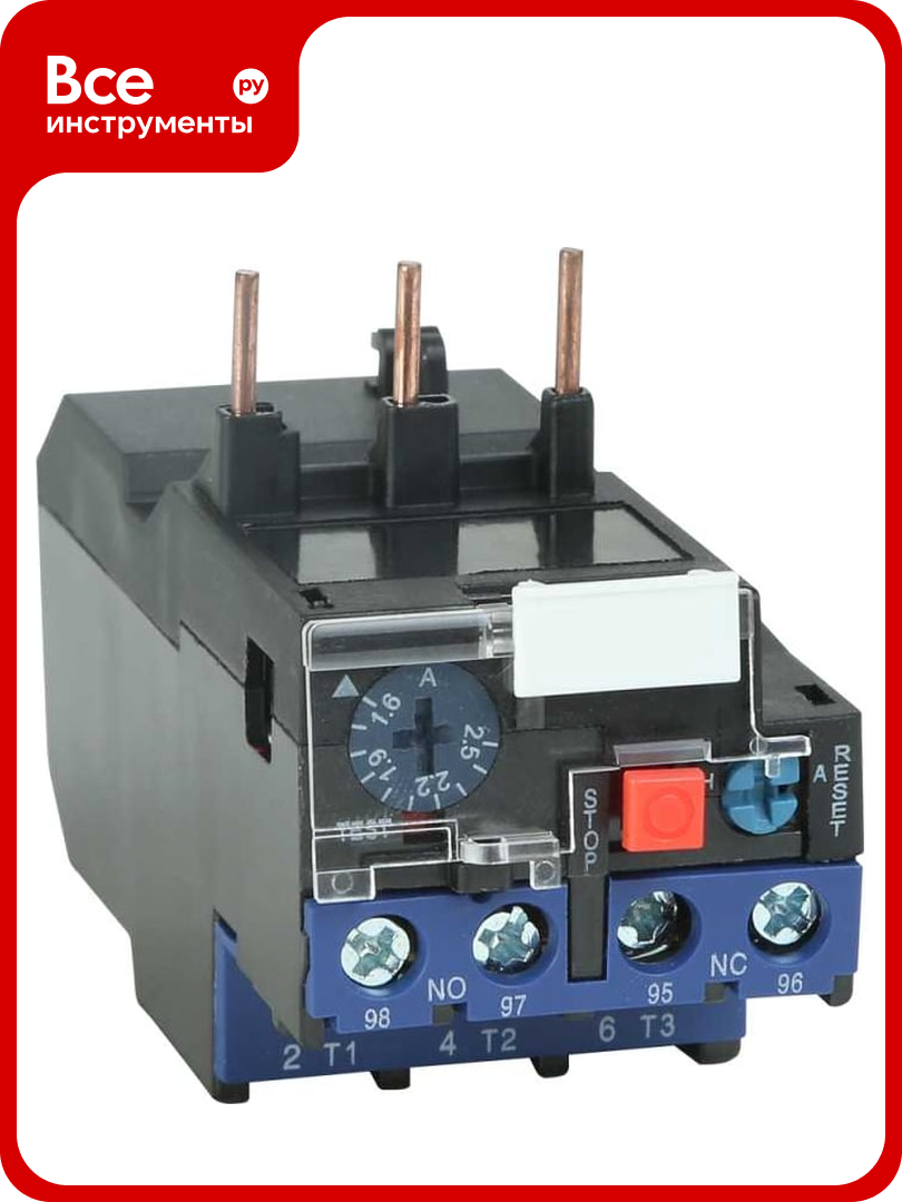 Тепловое реле перегрузки КЭАЗ РТЛ 1006-2 25А (1-1.6А) УХЛ4 110740