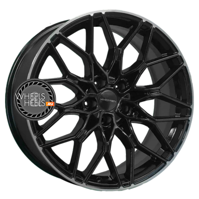 Диск автомобильный литой Khomen Wheels KHW1902 (Audi/VW) 19x8.5 5x112 et30 dia66.6 Black MR