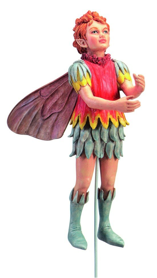 Fiebiger Floristik 216931-050 Фигурка декоративная, цветочная фея "Гайлардия", 10 см