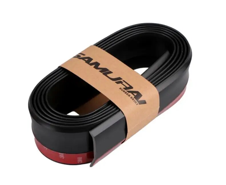 Универсальный автомобильный Стайлинг 2,5 м, защитная полоса для дверей автомобиля, передний бампер, разделитель губ, автомобильная наклейка, комплект кузова, спойлер, бамперы, резиновая полоса 02