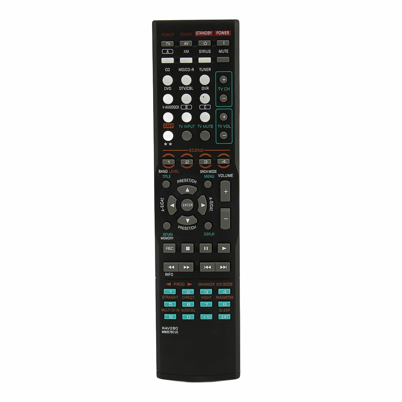 Пульт ДУ RAV280/WN05780 для AV-ресивера, замена для RX-V563, RX-V463, RX-V463BL, RX-V563BL