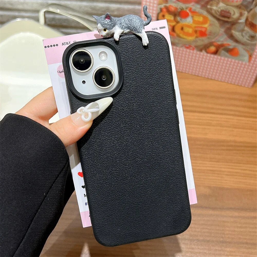 Милый Корейский 3D-чехол С Котиком Для iPhone 17 Pro Max 11 14 15 16 12 13 Pro Max iPhone 13, SP62