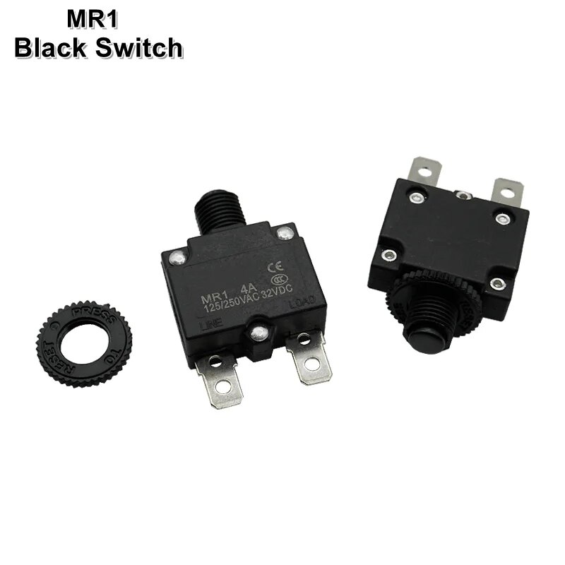 1ШТ MR1 Автоматический Выключатель 3A 4A 5A 6A 7A 8A 10A 12A 13A 15A 16A 18A 20A 25A 30A Ток Перегрузка Защита Тепловой Выключатель Предохранитель