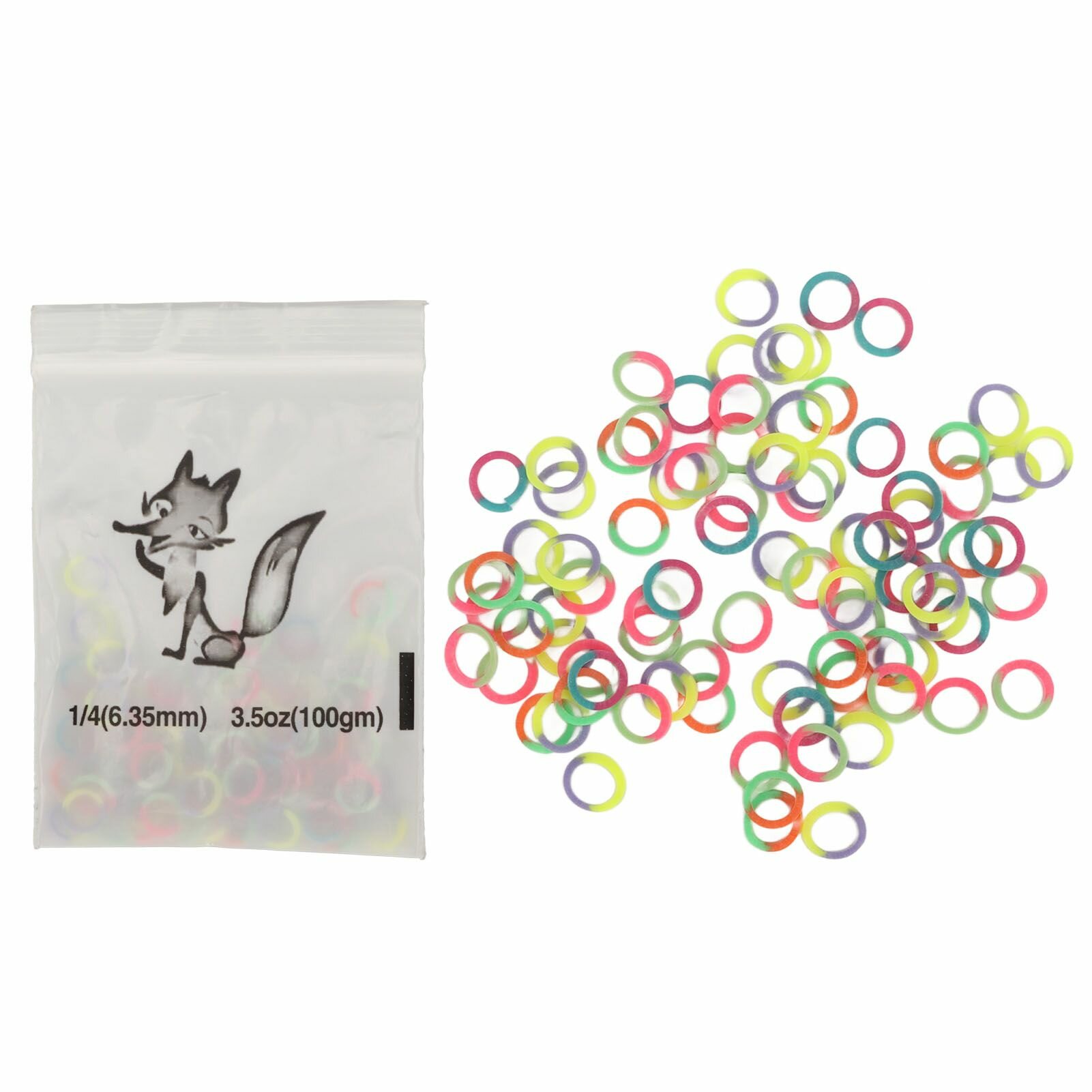 500 шт. ортодонтические резинки для брекетов 6.35 мм, удобные и экологичные, для стоматологии и ухода за питомцами