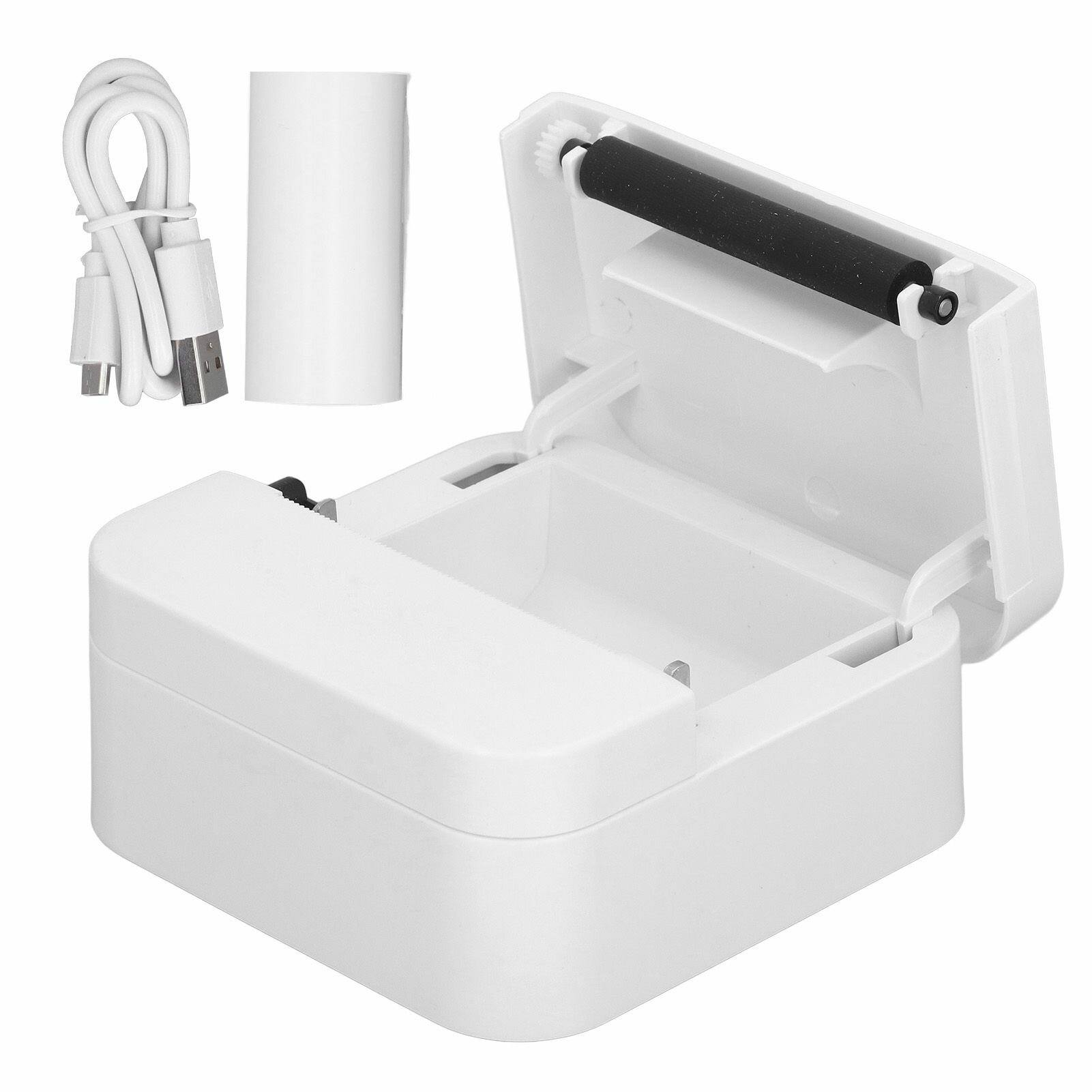 Мини термопринтер BT Inkless 200dpi портативный карманный беспроводной термопринтер для заметок памяток списков белый