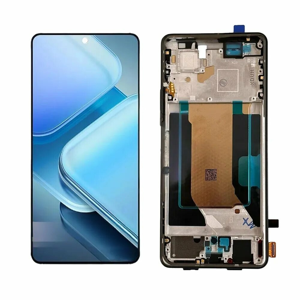 (AMOLED) Дисплей(экран) для Vivo iQOO Z9 Turbo V2352A (айку з9 турбо) в сборе с тачскрином рамкой (Оригинал)