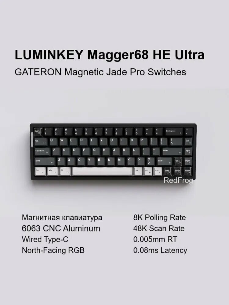 Эксклюзивная клавиатура Luminkey Magger68 HE ULTRA черная