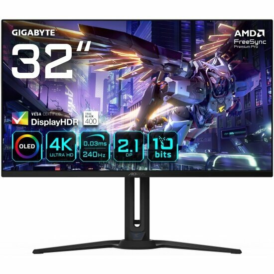 Игровой монитор Gigabyte Aorus FO32U2P 31.5" черный
