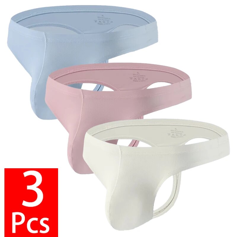Мужские трусы NURRASA 3 шт, 2XL, Цвет H