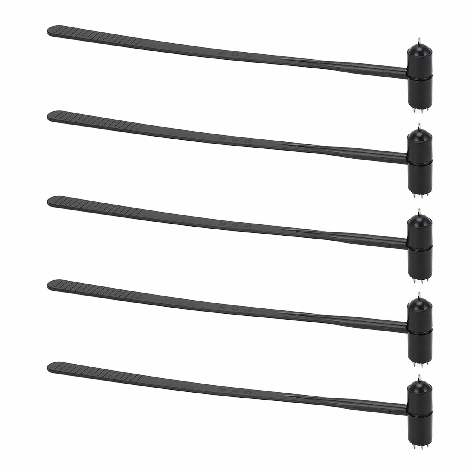 5 шт. Звездный игольчатый кожный молоток с ручкой из АБС-пластика, легкий двуглавый игольный кожный молоток, набор