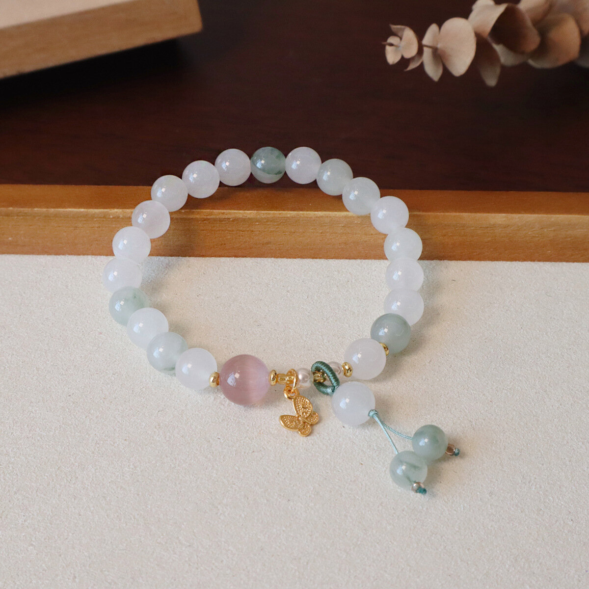 Браслет для гадания, YM Mall из камня и Камень Привлекает свежесть и удачу