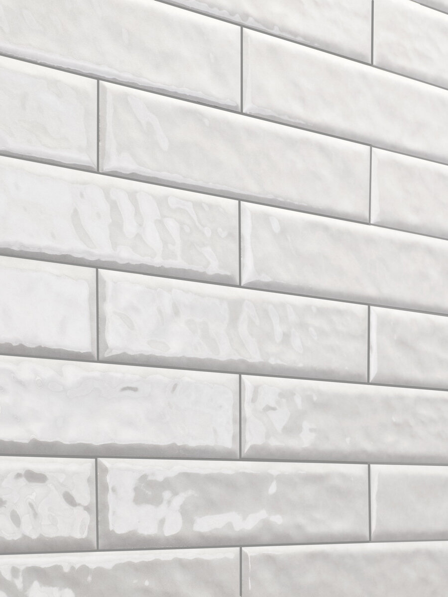 Плитка керамогранит Motto Levels White Glossy 6x25 N100017 Износостойкая, Мелкоформатная, Морозостойкая