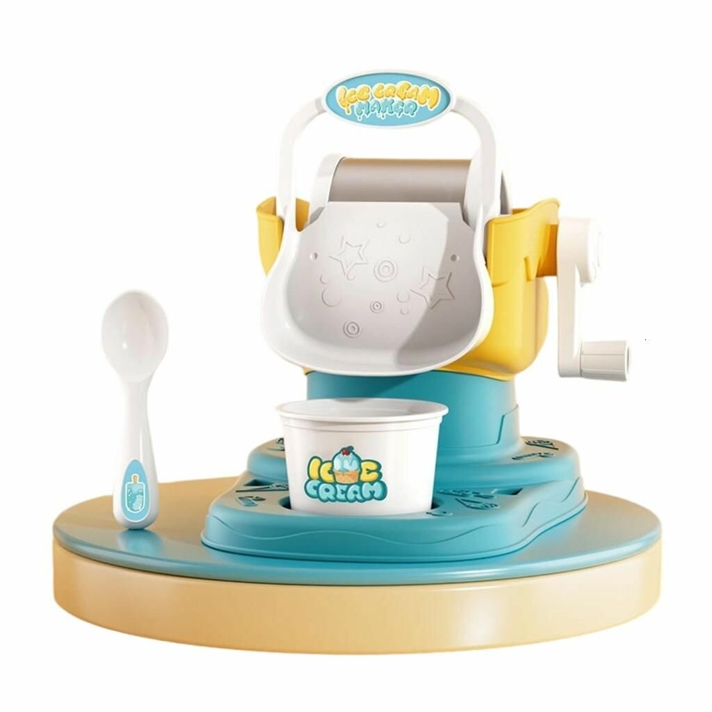 Мороженица для детей с ручным приводом, Синий