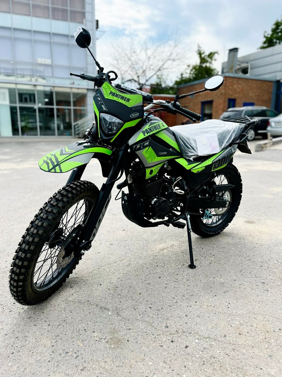 Мотоцикл Racer K1 21_зеленый (без ПТС в заводской упаковке)
