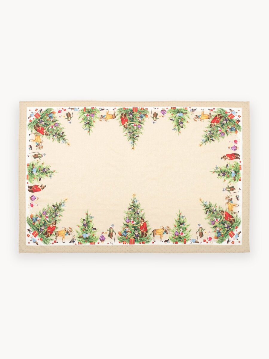 Скатерть новогодняя на стол Этель "Noble Christmas" размер 150×220 ±3 см