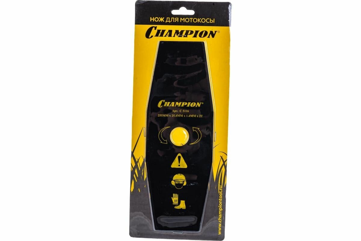 Нож для жесткой травы 2/255/25,4 CHAMPION С5116