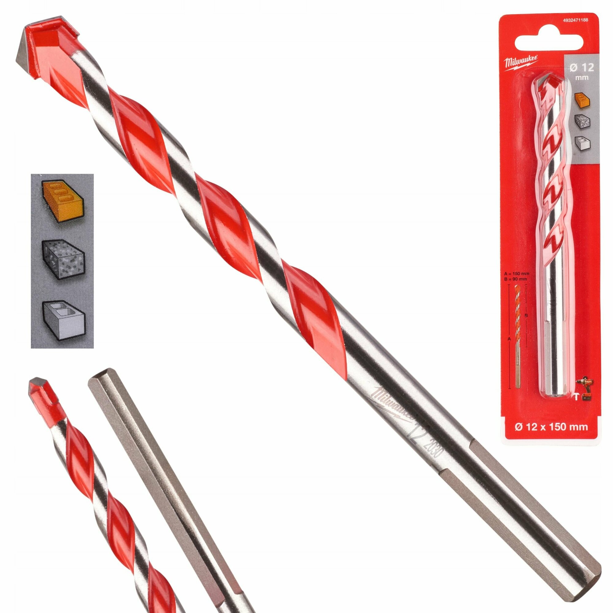 Сверло ударное Milwaukee Premium HDB