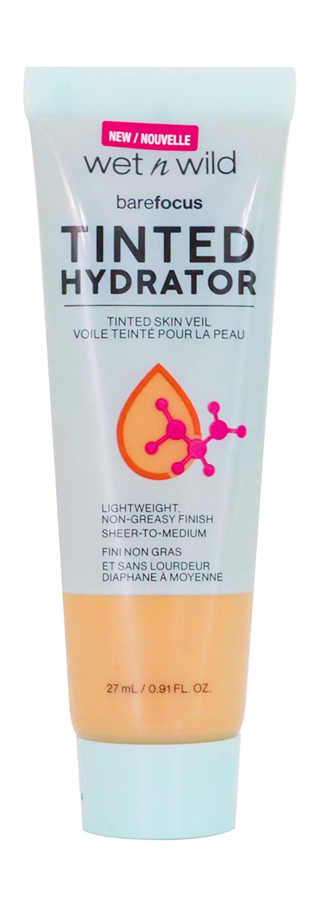 WETnWILD Тональная Основа Bare Focus Tinted Hydrator 1114065e medium tan, 27 мл