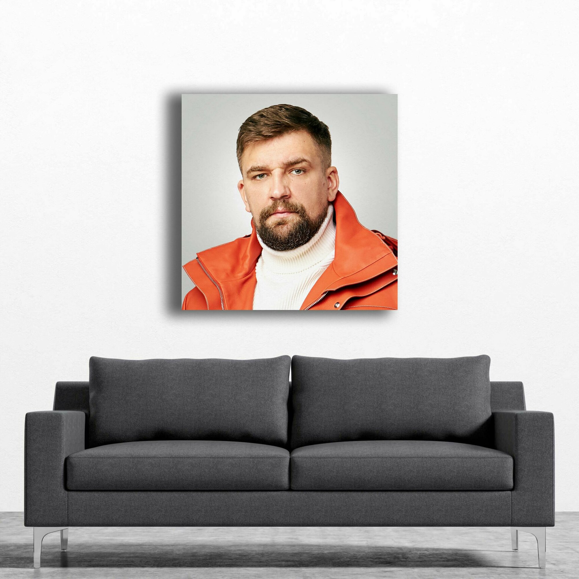 Интерьерная картина на холсте Баста 40*40