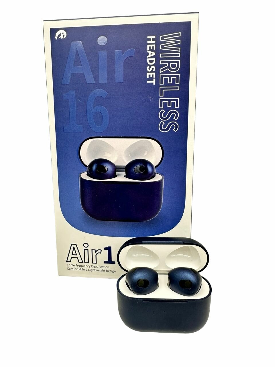 TWS Наушники Wireless Headset Air 16/bluetooth 5.0 blue