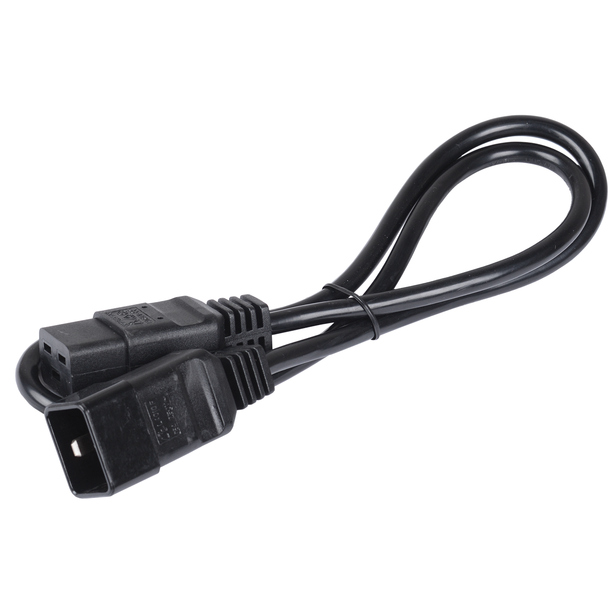 ITK Кабель электропитания PDU 3х1,5 3М с разъёмами С19-C20, IEK PC-C19C20-3M (1 шт.)