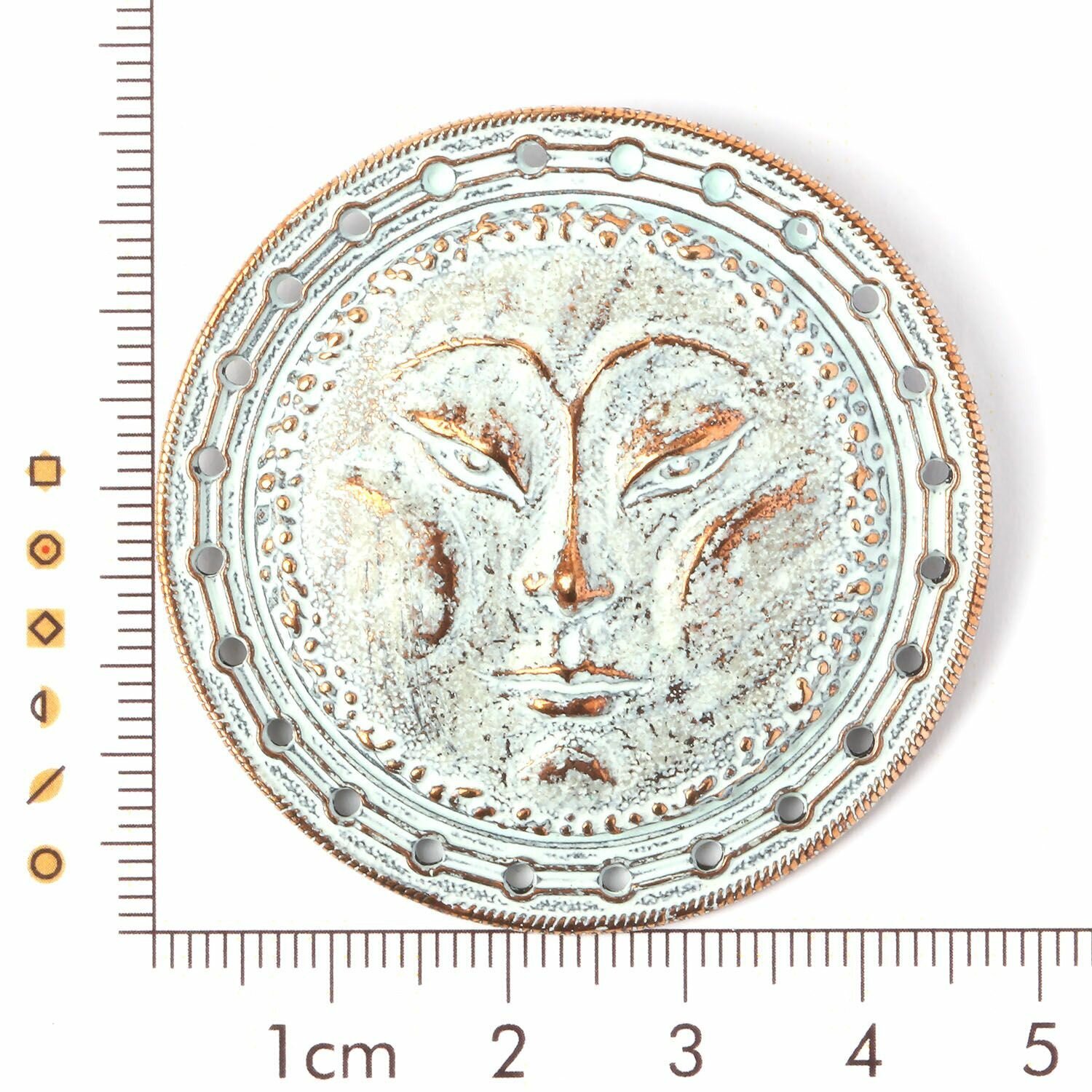 Подвеска солнце авторская фурнитура для украшений б4912(1) Anna Bronze — фото 1
