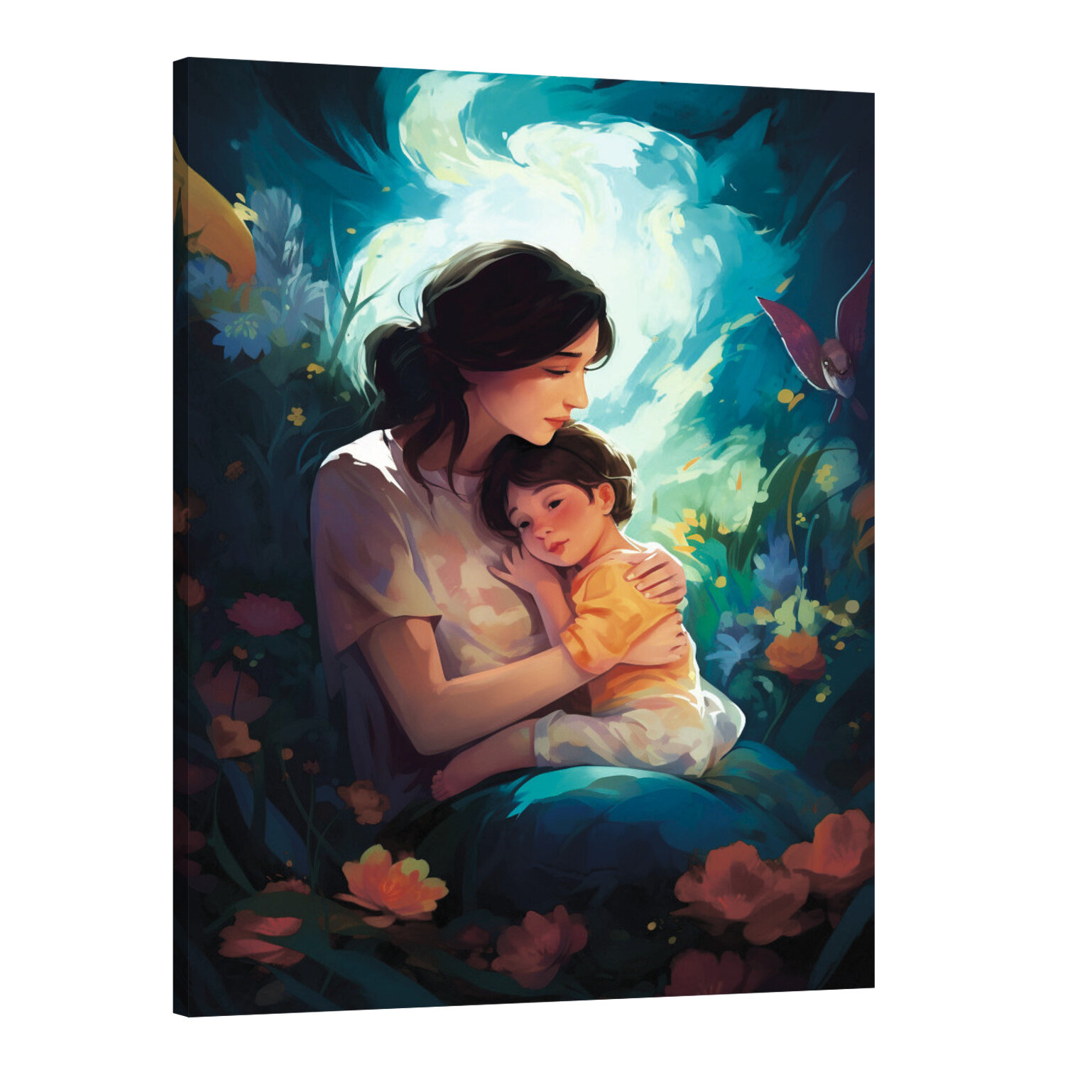 Интерьерная картина 50х70 "Нежность материнства"