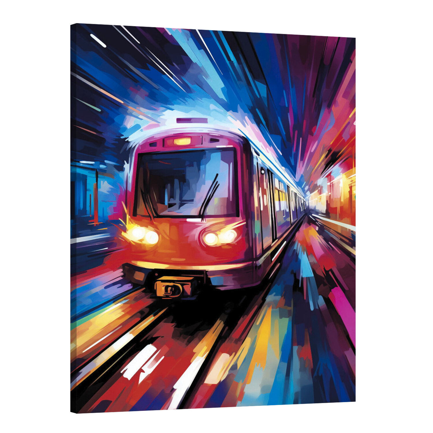Интерьерная картина 50х70 "Метро"