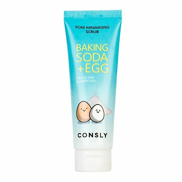Consly Baking Soda & Egg Pore Minimising Scrub Очищающий скраб с содой и яичным белком