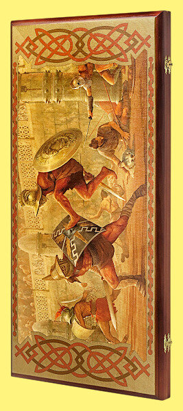 Шахматы, нарды, шашки Гладиатор (большие)