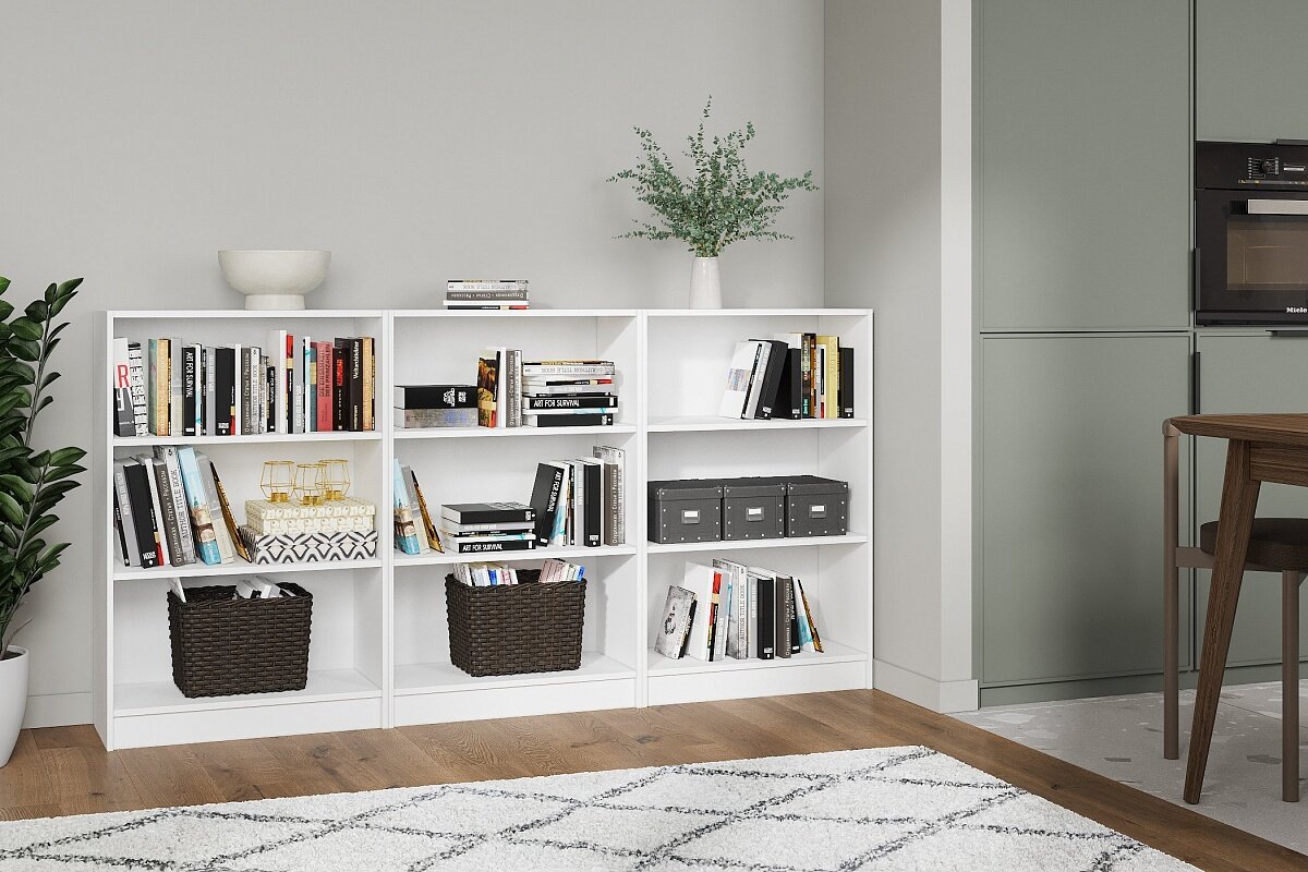 Шкаф книжный стеллаж Билли Billy по мотивам Икея Ikea - 07 240x28x106