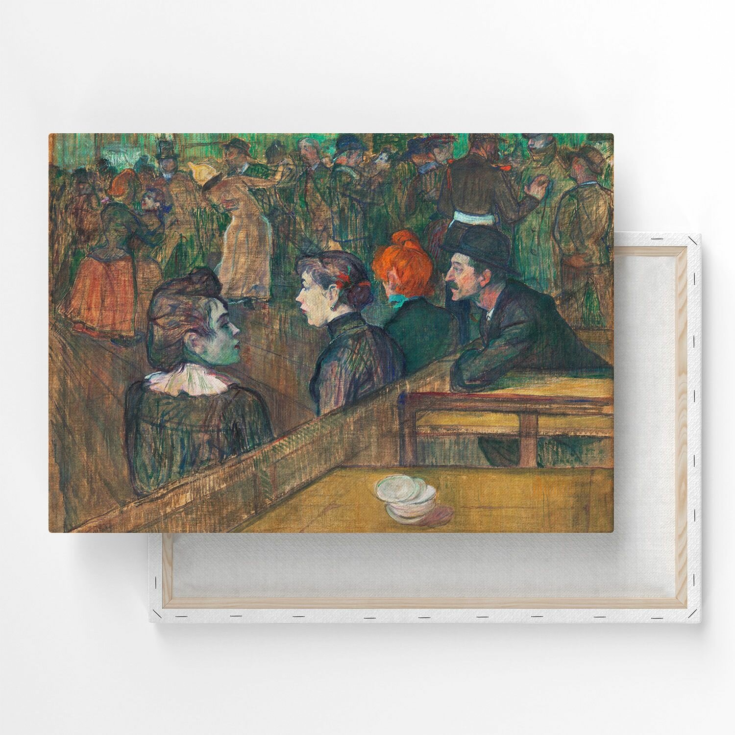 Картина на холсте, репродукция / Анри де Тулуз-Лотрек - Moulin de la Galette / Размер 60 x 80 см