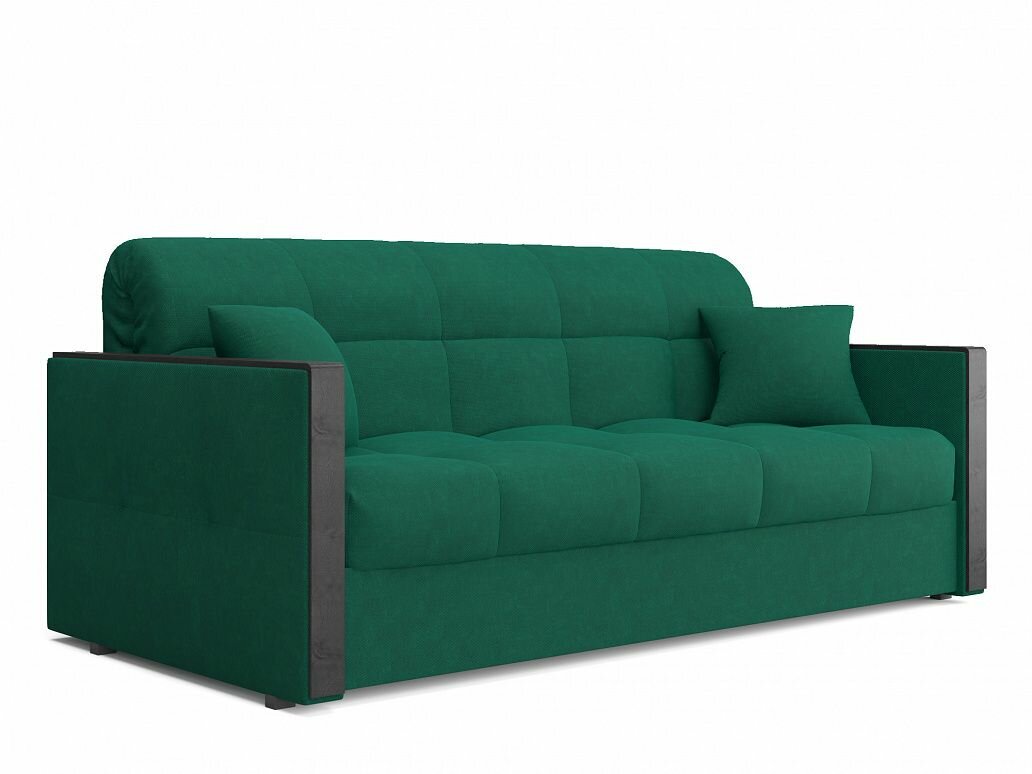 Meblevka Диван аккордеон Лион 140x200 велюр изумрудный