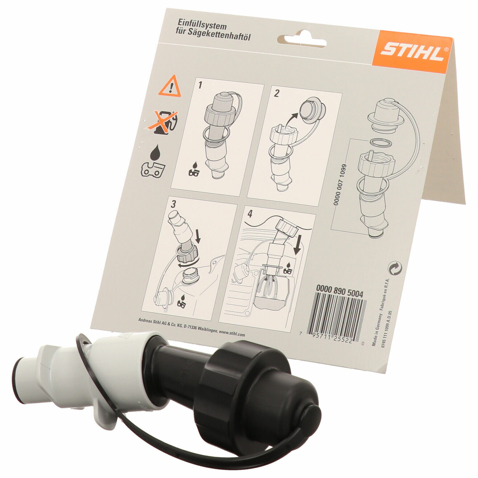 STIHL Система заправки масла для пильных цепей в бензопилы, 00008905004