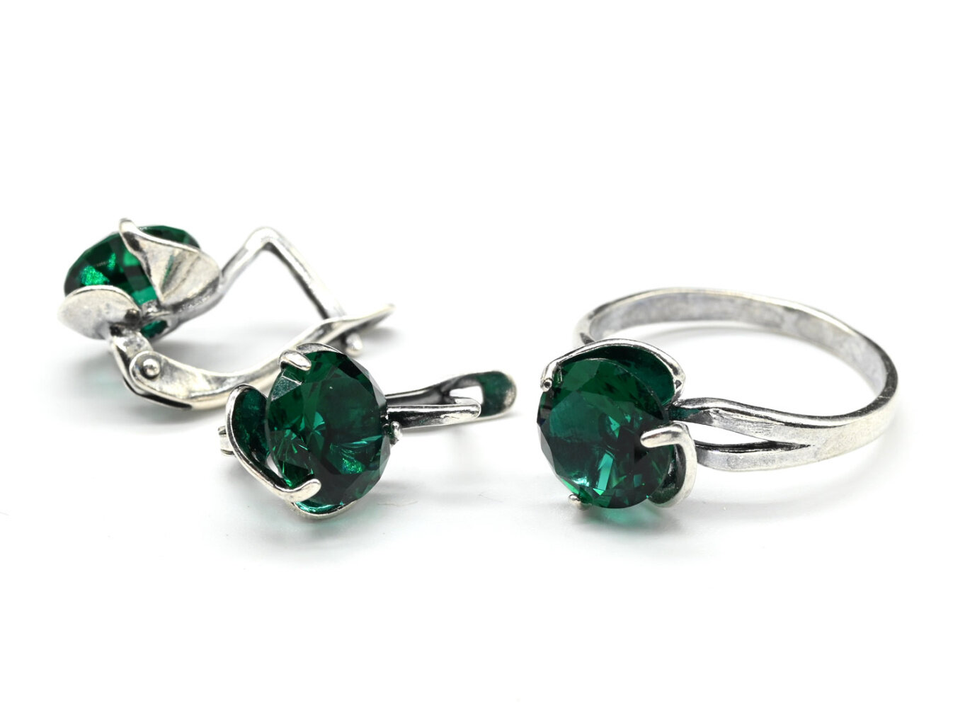 Серьги, циркон