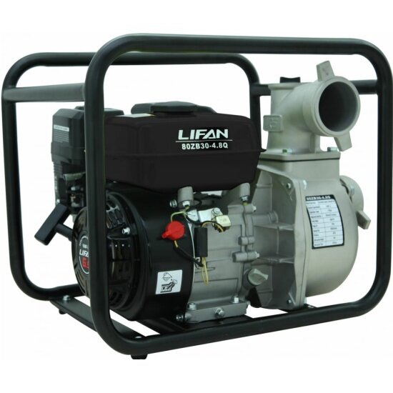 Мотопомпа Lifan бензиновая 80ZB30-4.8Q