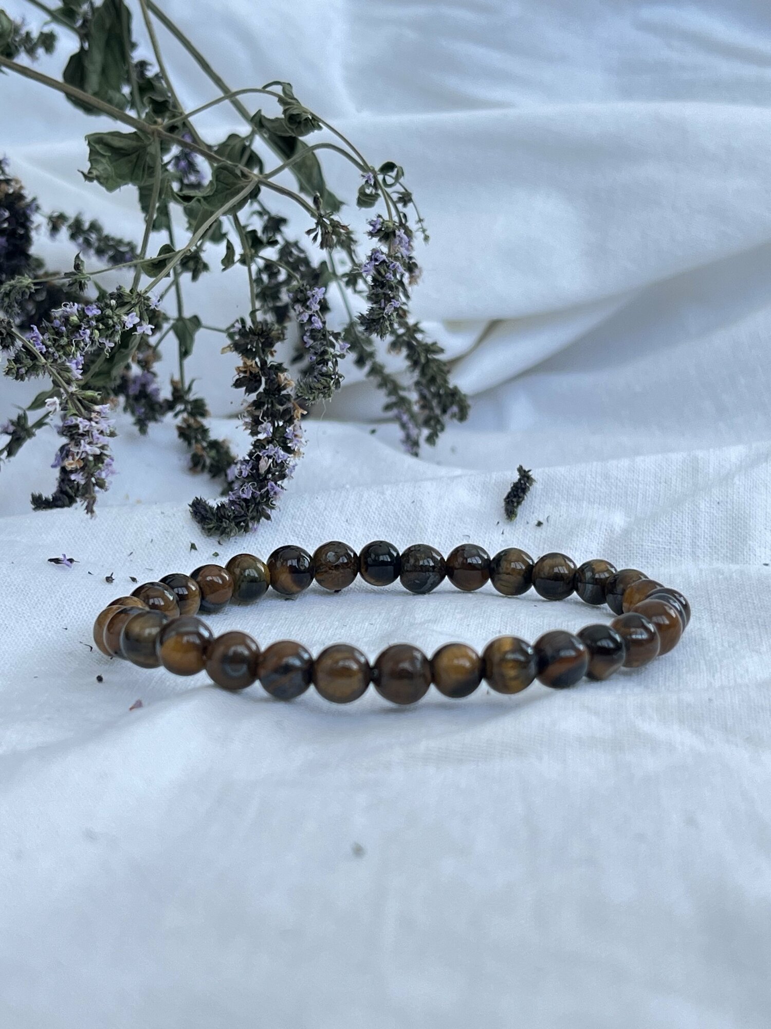 Браслет, тигровый глаз