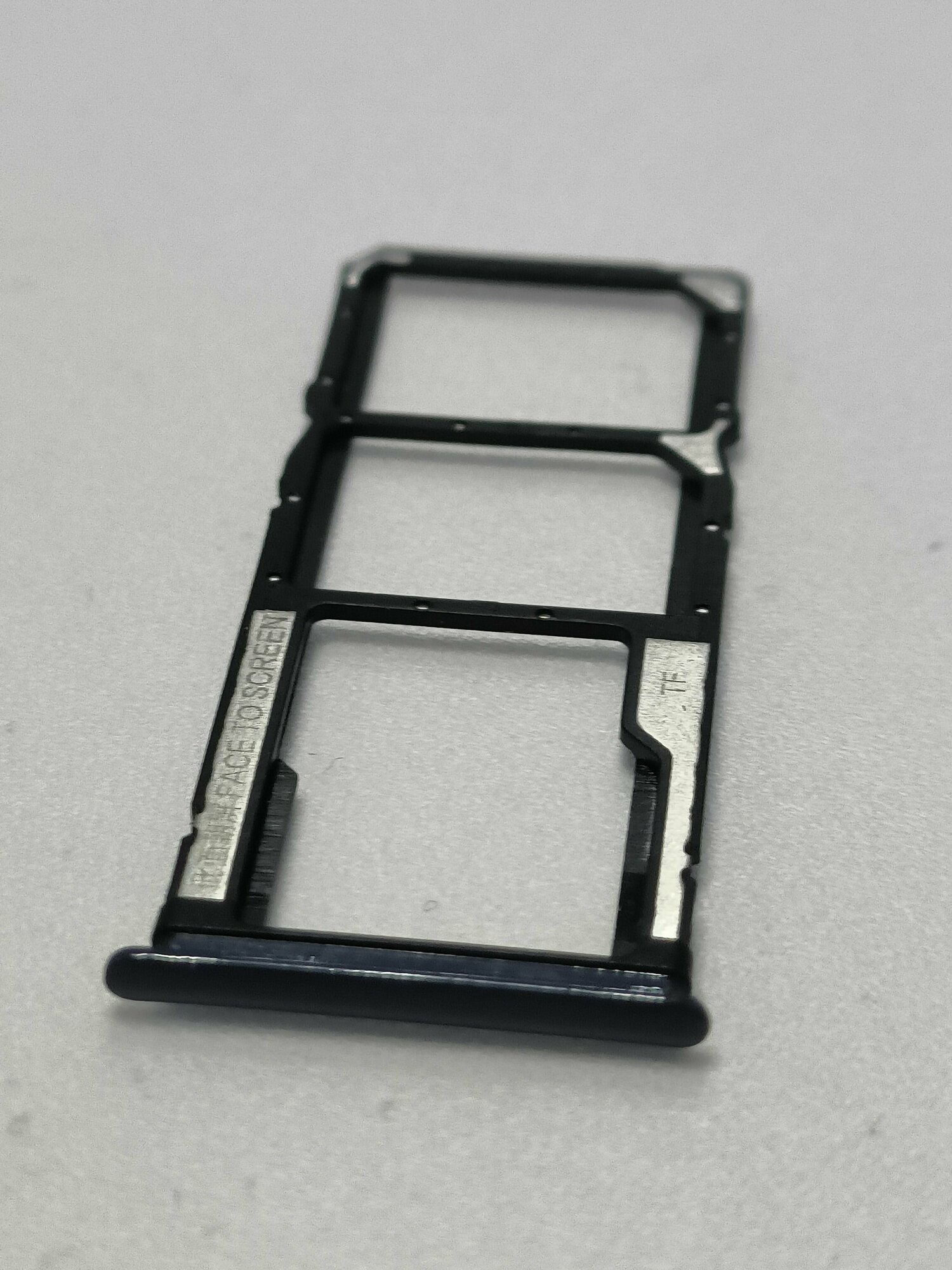 Сим лоток для xiaomi redmi note 9 синий