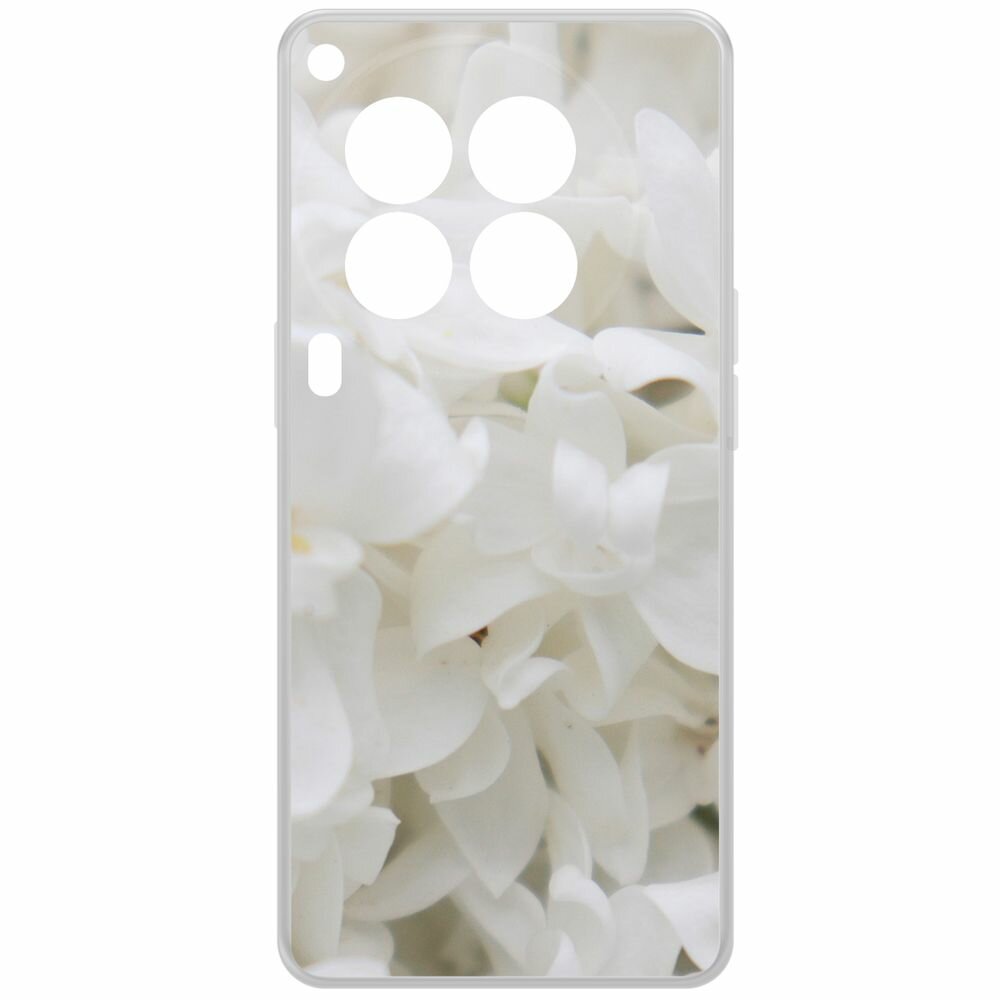 Чехол-накладка Krutoff Clear Case Белые лилии для TECNO Camon 30 Premier 5G