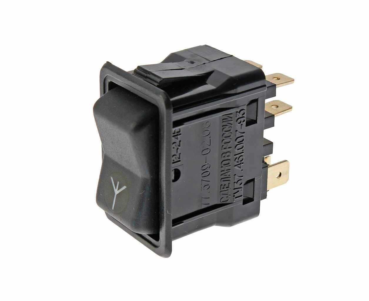 Выключатель клавиша ГАЗ-3110 подъема антенны, 77.3709-02.08, автоарматура