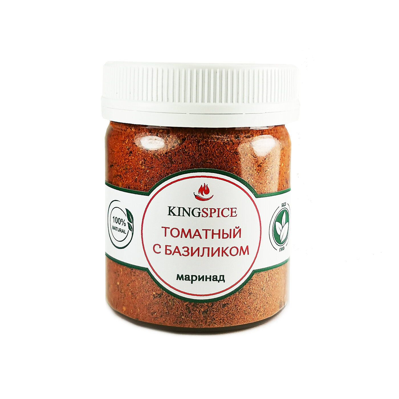 Сухой маринад KINGSPICE "Томатный с базиликом", для мяса, молотая, 110 гр